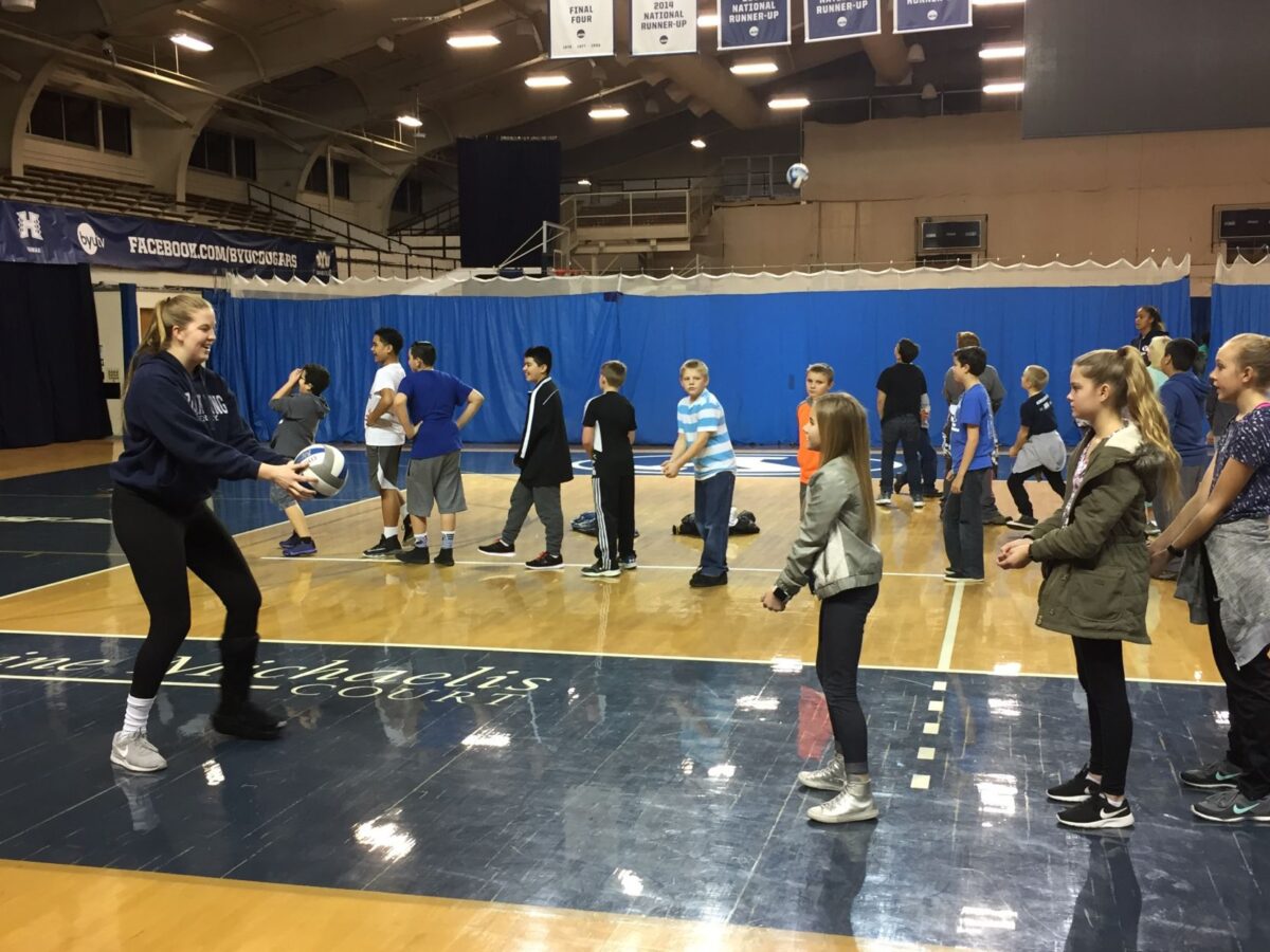 BYU athletes inspire 6th graders at annual Sports Hero Day | News ...